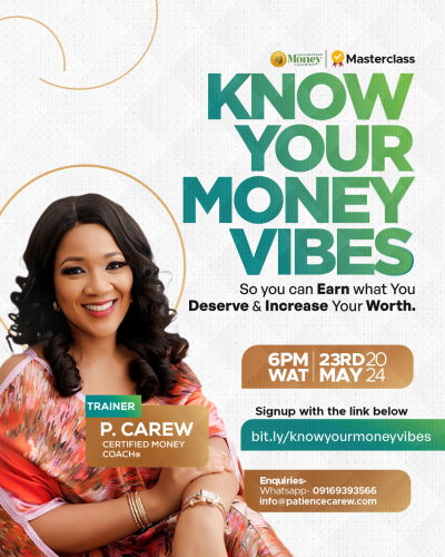 Know Your Money Vibes - Patience Carew - Patience Carew is a Certified ...